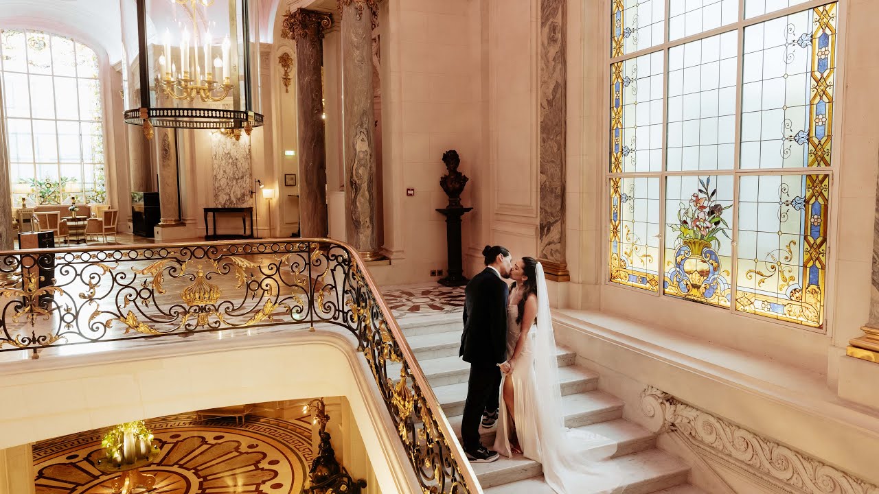 Intimate Wedding at the Shangri-la Hotel, Paris // Michelle x Calvin ...