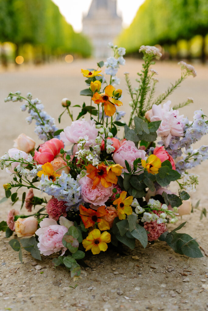 Spring Paris Elopement with a Modern Twist and Traditional Qi Pao